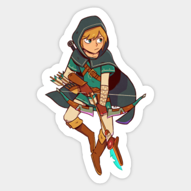 Link botw bow - Zelda Breath Of The Wild - Sticker | TeePublic